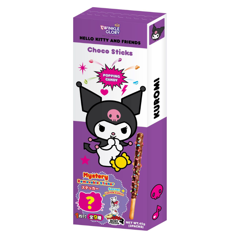 Twinkle Glory Popping Candy Flavour Choco Sticks 45g – ARC ASIAN GROCER