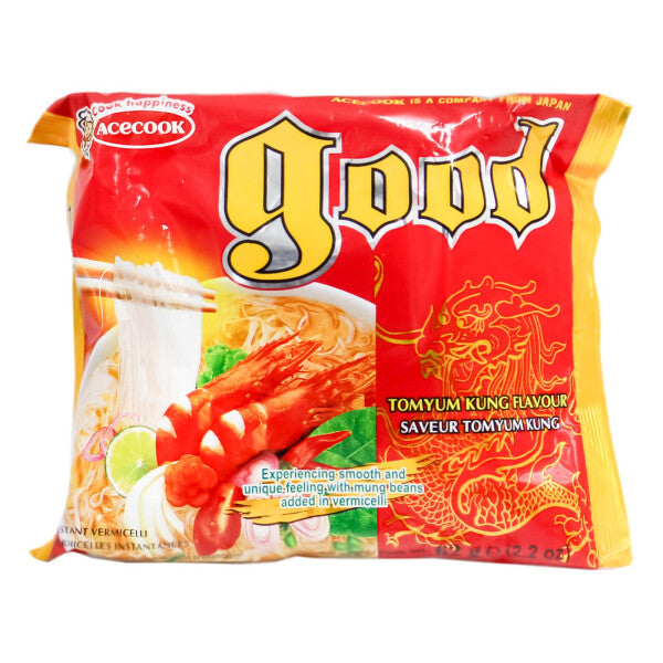 Acecook Good Tomyum Kung Flavour Instant Vermicelli 62g – ARC ASIAN GROCER
