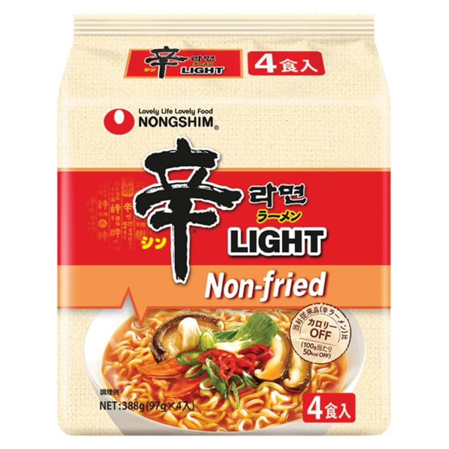 Nongshim Shin Ramyun Light 4 Packs – ARC ASIAN GROCER