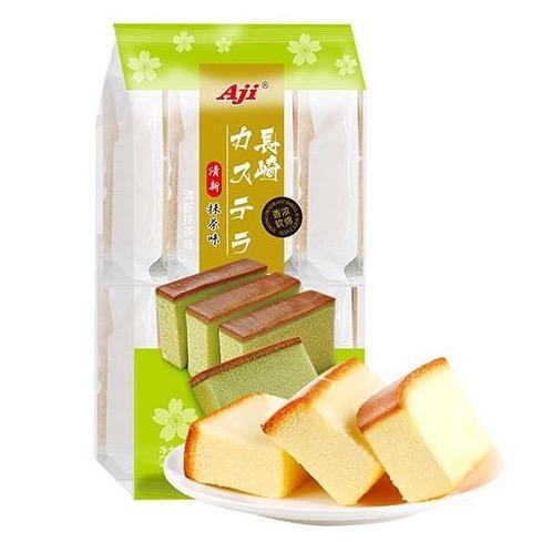Aji Nagasaki Japanese Sponge Cake Matcha Flavour 330g – ARC ASIAN GROCER