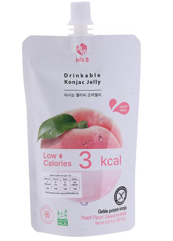 Jelly. B Drinkable Konjac Jelly Peach Flavour 150ml – ARC ASIAN GROCER