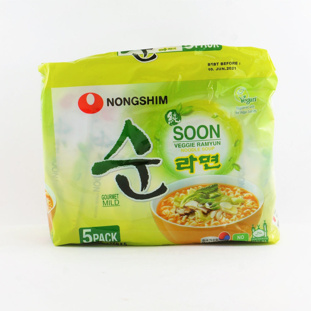 Nongshim Soon Veggie Ramyun 5 Packs – ARC ASIAN GROCER