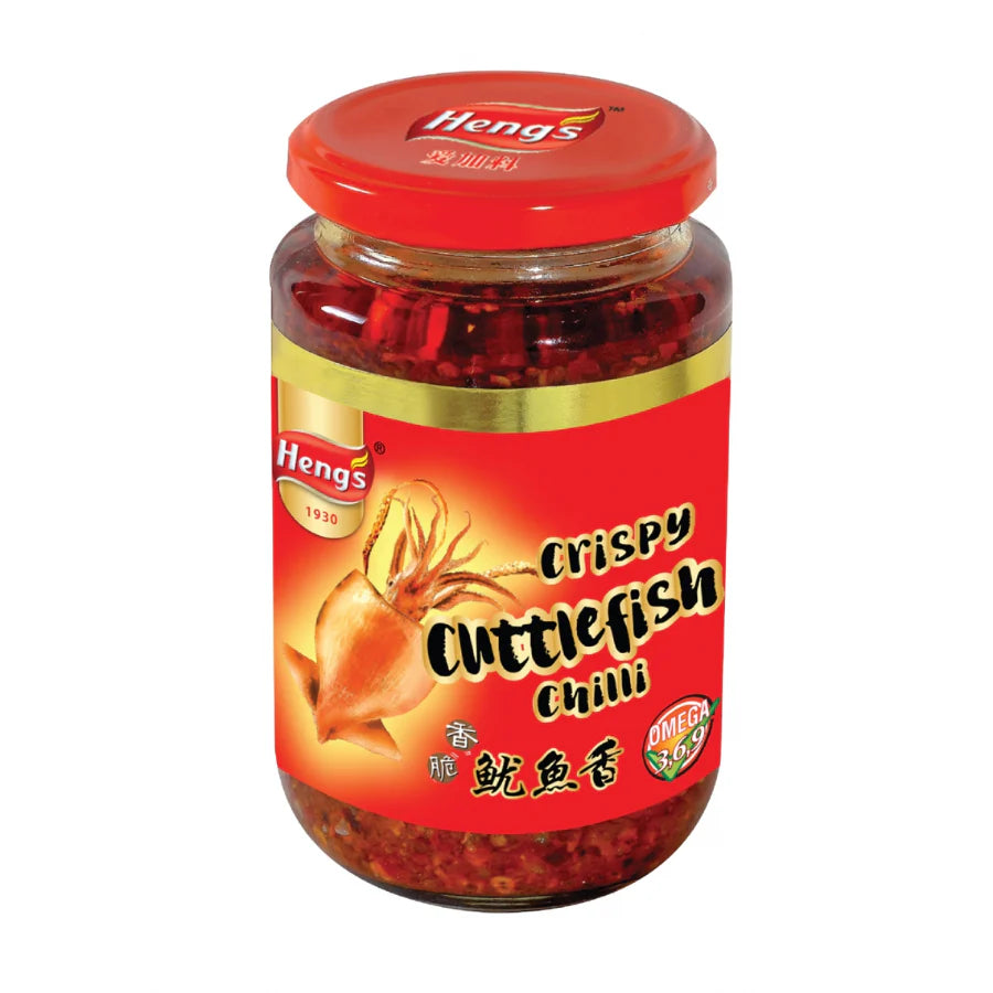 Heng's Crispy Cuttlefish Chilli 340g – ARC ASIAN GROCER