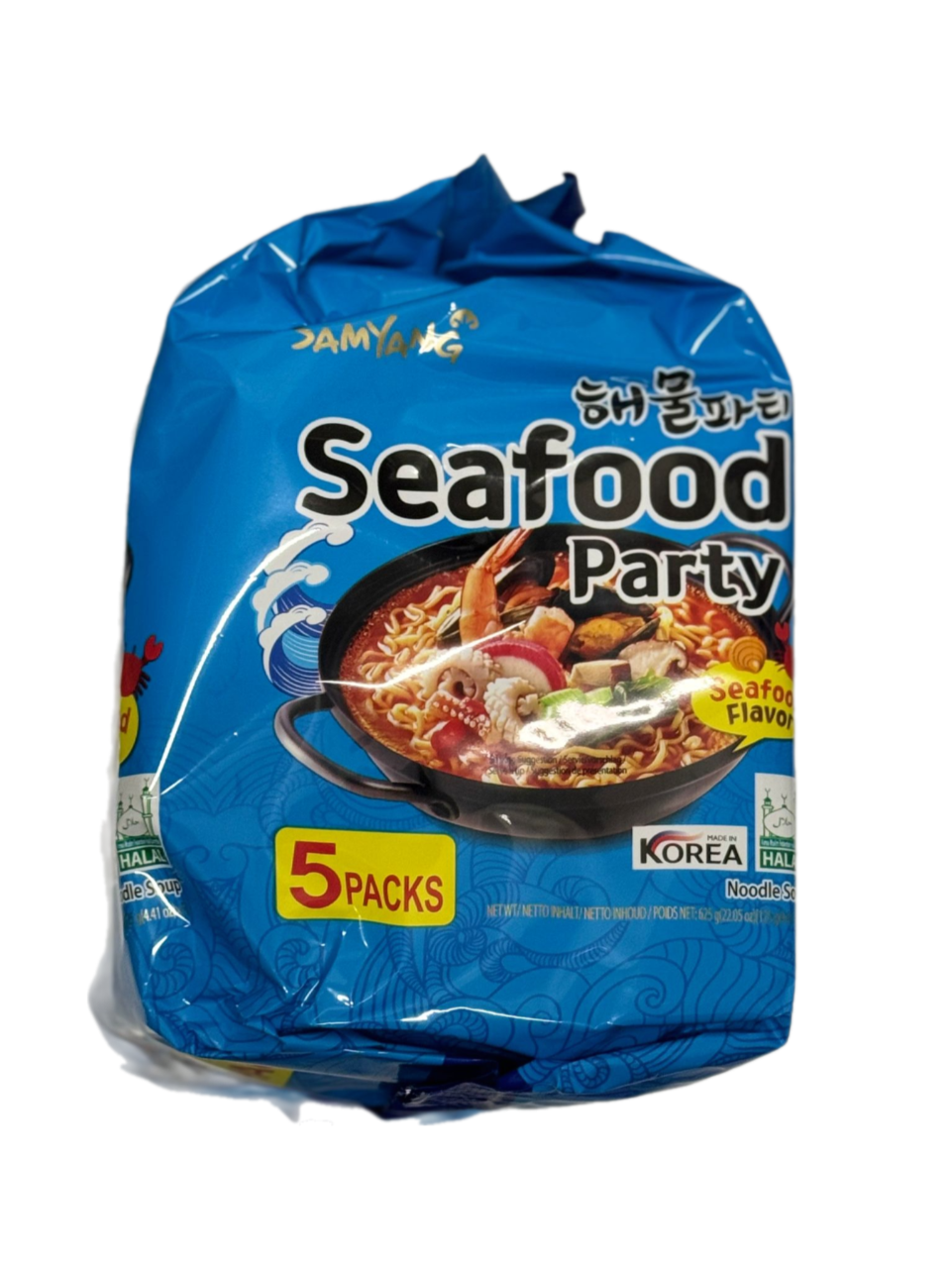 Samyang Seafood Party Ramen 5*125g – ARC ASIAN GROCER