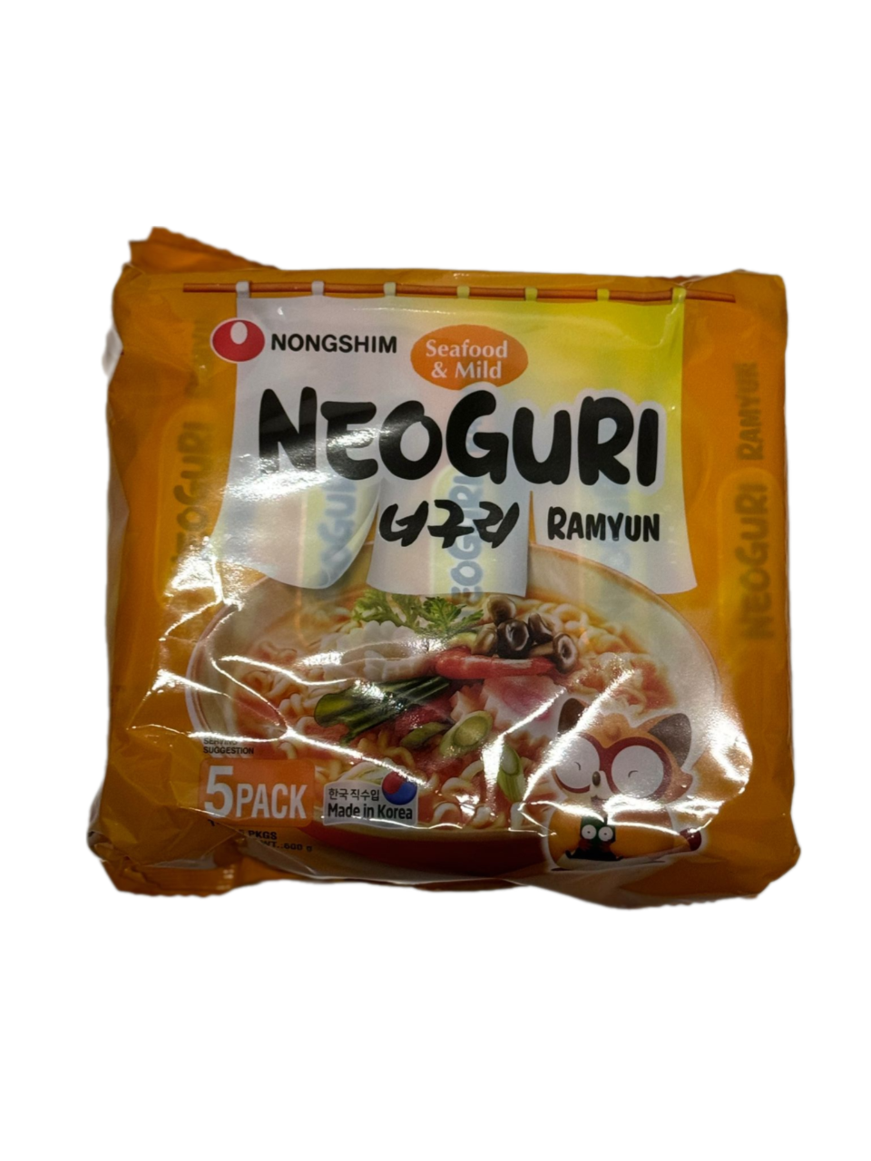 Nongshim Neoguri Seafood & Mild Ramyun 5x120g – ARC ASIAN GROCER
