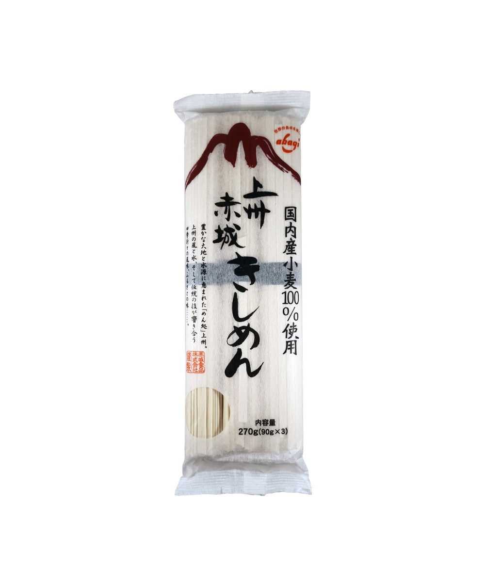 Akagi Joshu Kishimen - Dried Wheat Noodle 270g – ARC ASIAN GROCER