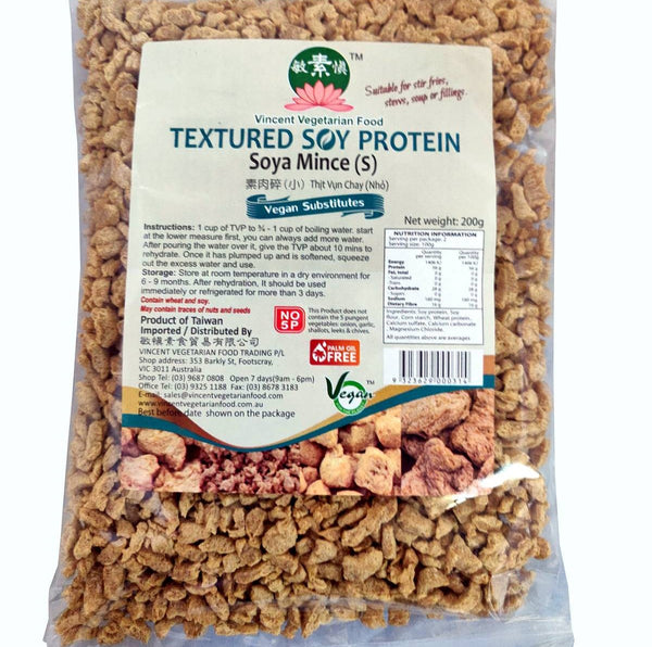 Vincent Vegetarian Food Soya Mince (S) 200g – ARC ASIAN GROCER